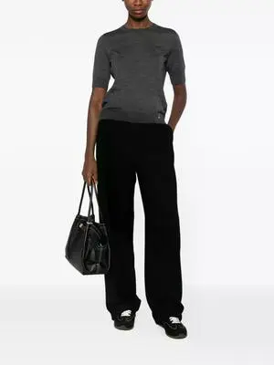 Herno Short-sleeve Crew-neck Sweater