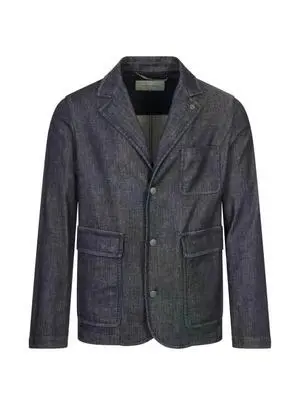 Canali Patch-pocket Denim Jacket