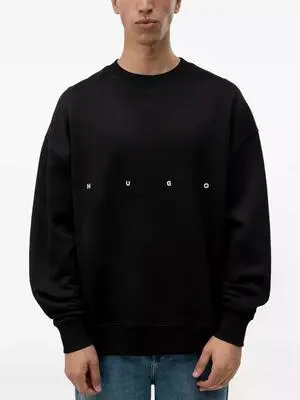 Hugo Logo-print Graphic-print Sweatshirt