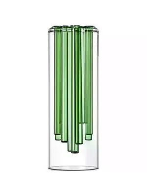 ICHENDORF MILANO Jelly Cylindrical-tubes Vase - Green