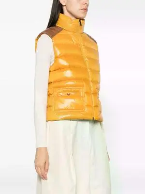 Moncler Frelon Quilted Gilet - Yellow