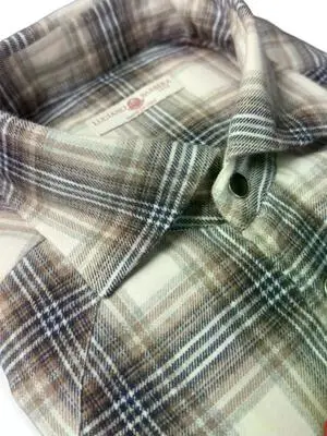 Luciano Barbera Plaid-check Long-sleeve Shirt