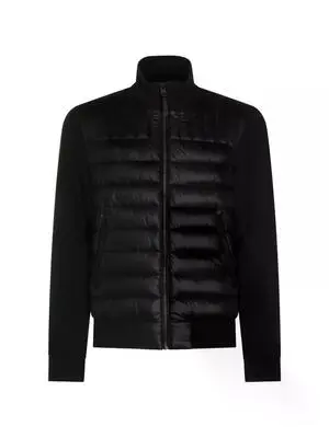 Mackage Collin-r Quilted-panel Zip-up Jacket - Black