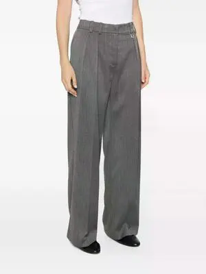 Patrizia Pepe Herringbone Pinstripe Trousers