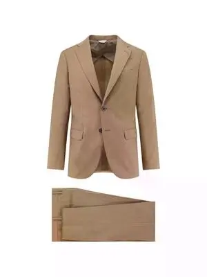 Boglioli Single-breasted Wool Suit - Brown