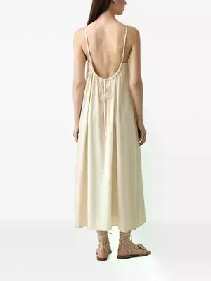 VICOLO Spaghetti-strap Scoop-back Maxi Dress