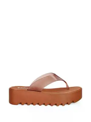 Melissa Platform Flip-flops - Brown
