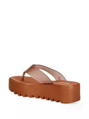 Melissa Platform Flip-flops - Brown