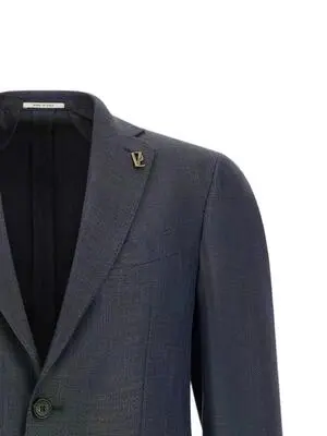 Pal Zileri Textured Single-breasted Blazer