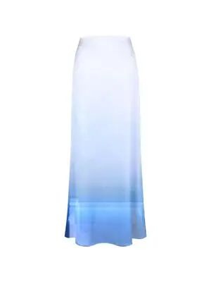 BAOBAB Sinai Ombré-effect Silk Skirt