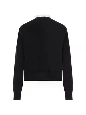 Sacai Layered V-neck Cardigan