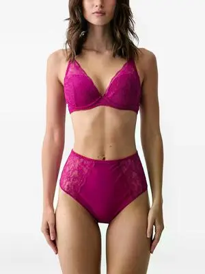 Chantelle Lace-overlay Underwired Bra