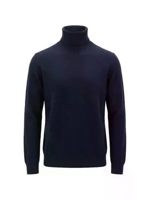 DRUMOHR Roll-neck Long-sleeve Sweater - Blue