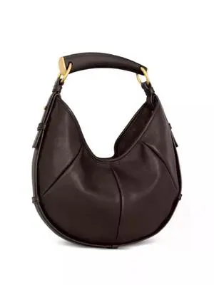 Saint Laurent Mombasa Small In Leather - Brown