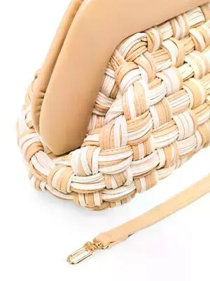 THEMOIRE Bios Woven Clutch Bag