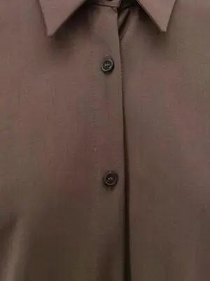 ALYSI Pointed-collar Shirt