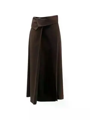 ALYSI Fold-detail Skirt