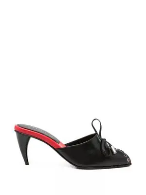 Alexander McQueen Lace-up Open-toe Sandals - Black