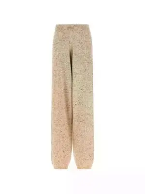 Fabiana Filippi Mélange Knit Ribbed Cuff Trousers