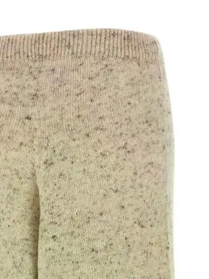 Fabiana Filippi Mélange Knit Ribbed Cuff Trousers