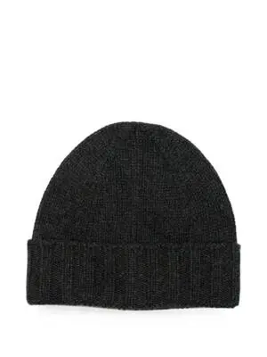 FILERIA Ribbed-knit Beanie Hat - Grey