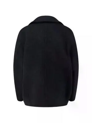 SEMICOUTURE Wide-lapel Coat - Grey