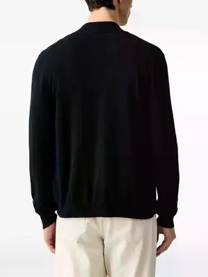 TRUSSARDI Zip-up Logo-embroidered Sweatshirt