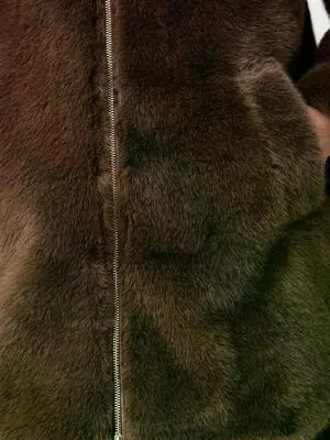 Joseph Ribkoff Faux-fur Hooded Jacket