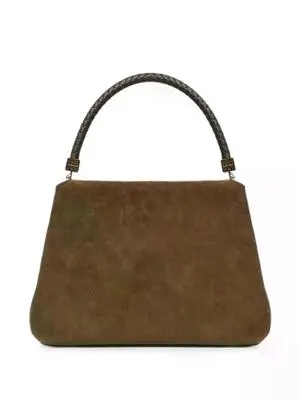 COCCINELLE Suede Braided-handle Tote Bag