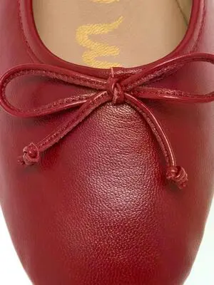 Sam Edelman Alie Bow-detail Leather Ballet Flats