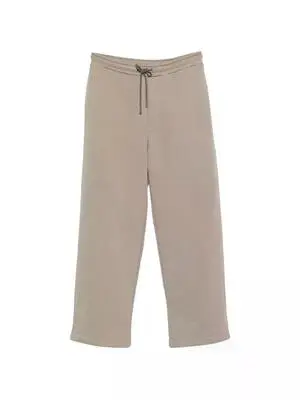 WOC Drawstring-waist Track Pants - Neutrals