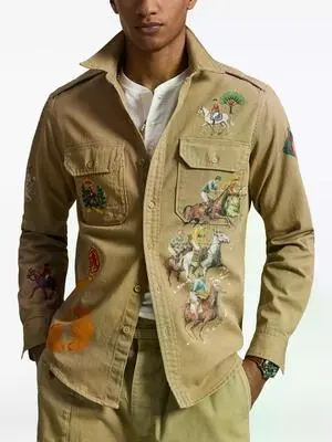 Polo Ralph Lauren Graphic-print Military Shirt