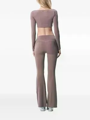 GOD SAVE QUEENS Flared-leg Trousers