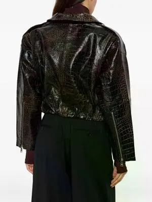 GESTUZ Cesi Crocodile-effect Jacket