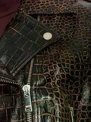 GESTUZ Cesi Crocodile-effect Jacket