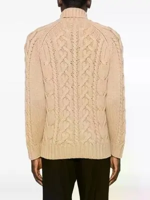 Brunello Cucinelli Cable-knit Roll-neck Sweater