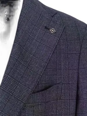 Tagliatore Checked Single-breasted Suit