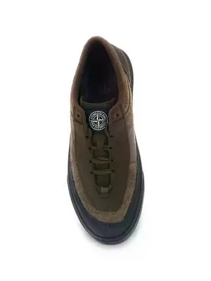 Stone Island S100020 Suede Low-top Trainers With Compass Logo Patch