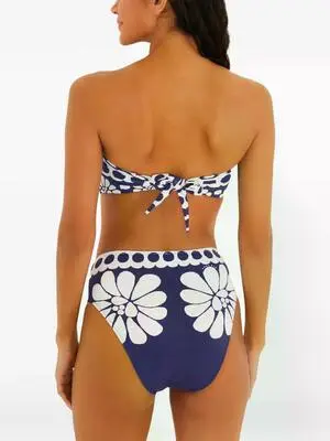 Farm Rio Palermo Floral High-waisted Bikini Bottom