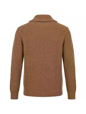 DRUMOHR Shawl-collar Ribbed Cardigan