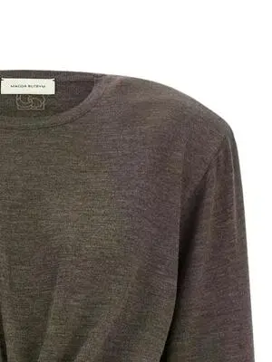 Magda Butrym Knot-detail Structured-shoulder Sweater