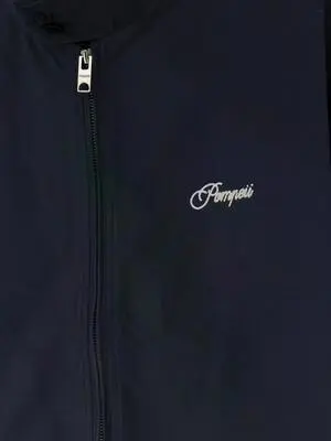 POMPEII Logo-embroidered High-neck Jacket