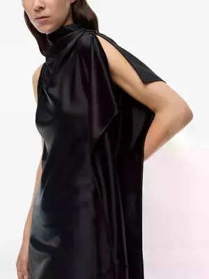 Pinko Long, One-shoulder Satin Dress