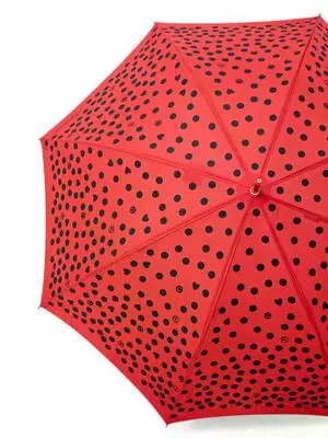 Moschino Polka-dot And Heart-print Umbrella