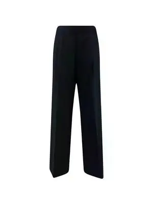 SEMICOUTURE High-waisted Straight-leg Trousers - Blue