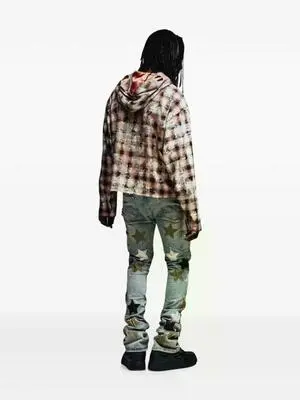 GUAPI Star-appliqué Distressed Jeans
