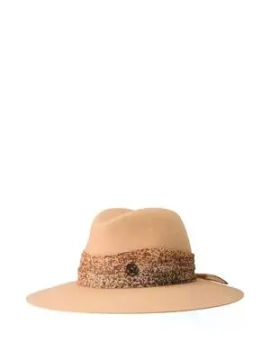 MAISON MICHEL Zango Logo-plaque Hat