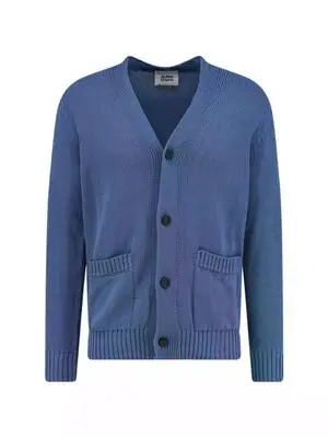Alpha Studio V-neck Cardigan - Blue