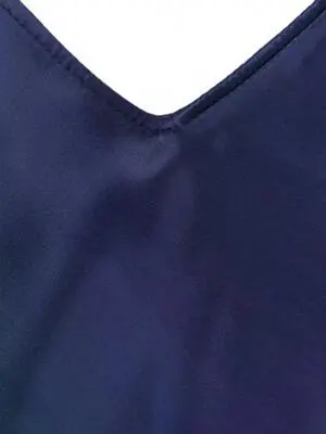 Alberta Ferretti Sleeveless V-neck Blouse