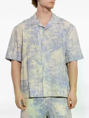 Off-White City Nature Linen Bowling Shirt